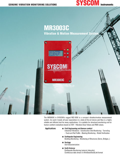 Datasheet MR3003C English - SYSCOM