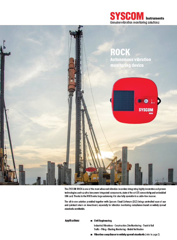 Datasheet ROCK English - SYSCOM