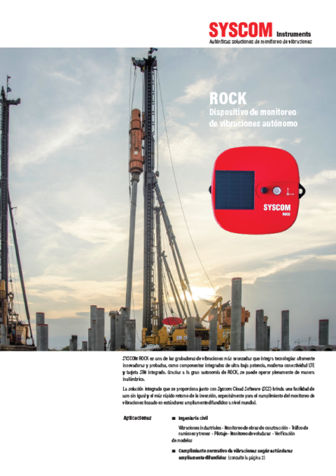 Datasheet ROCK Spanish - SYSCOM
