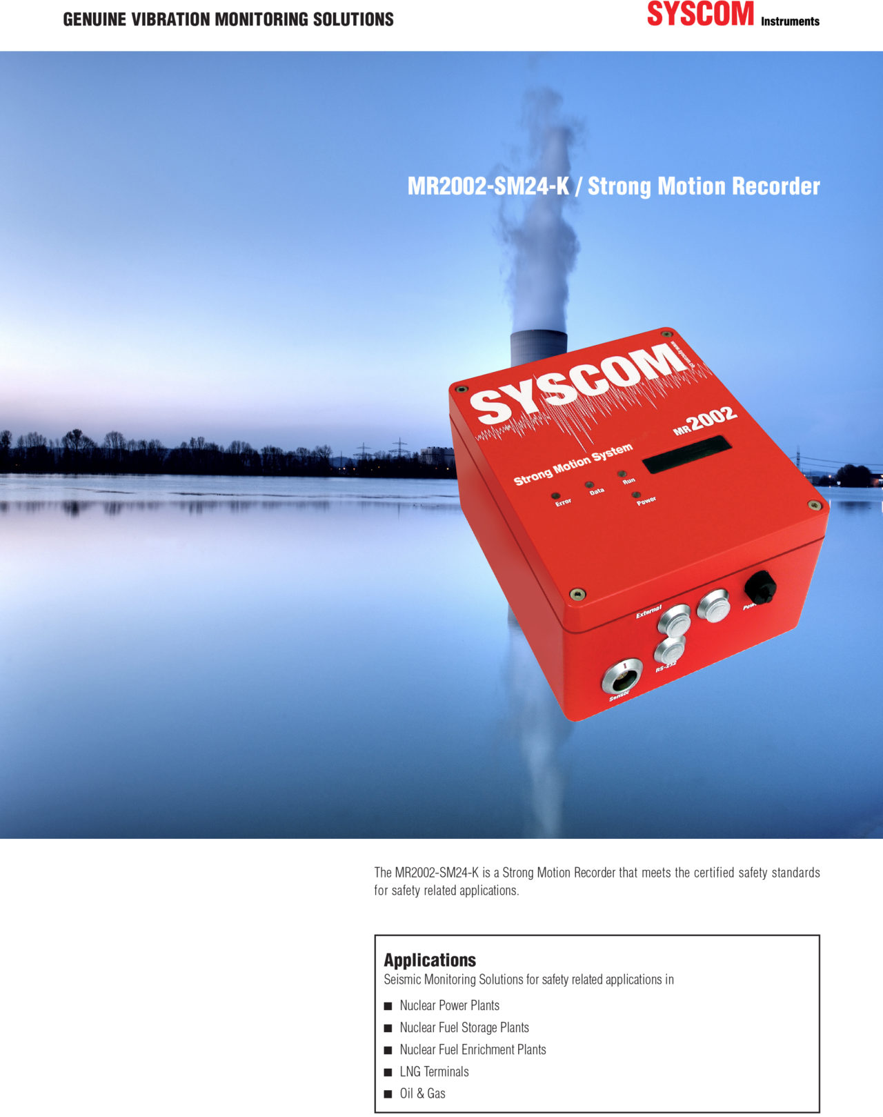 Datasheet MR2002-SM24-K - SYSCOM